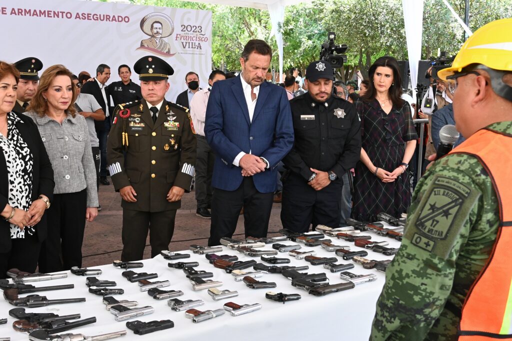 Encabeza Mauricio Kuri ceremonia de destrucción de armamento asegurado ...